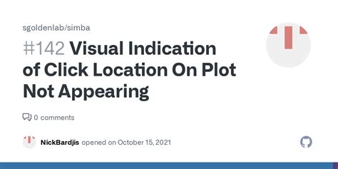 visual indication of click location on plot not appearing · issue 142