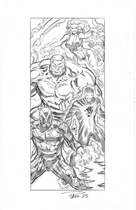 Sketch Pin Up U Foes Paul Pelletier