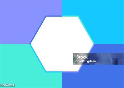 배너를위한 보라색 파란색 의 육각형 공백 복사 공간을위한 파스텔 부드러운 색상에 육각형 모양의 흰색 템플릿 파스텔 사각형 프레임에 빈 흰색 광고를위한 배경 멀티 컬러 광고에