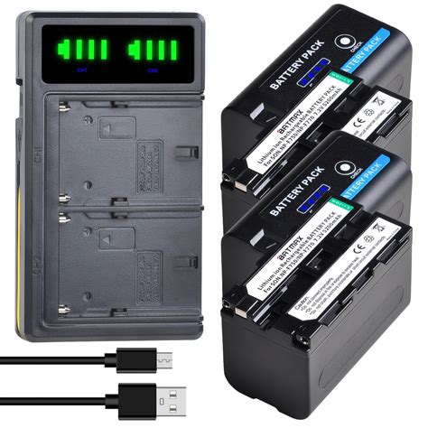 4x 5200 Mah Np F750 Np F750 F730 F770 Batterij Met Grandado
