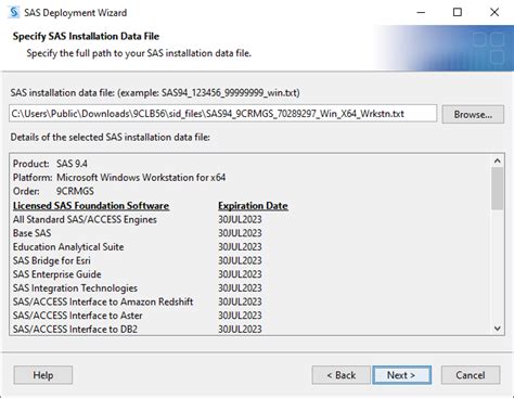 Sas 94m7 For Windows Manual Installation Oit Knowledge Base
