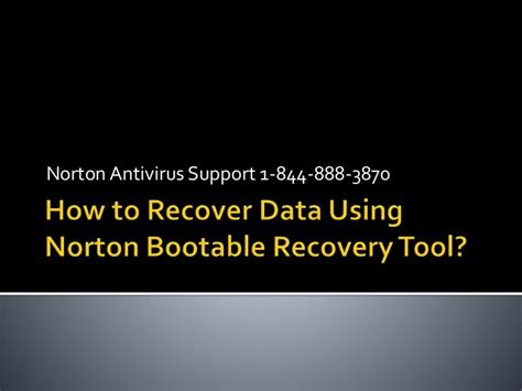Norton Bootable Recovery Tool Update Definitions Teryhub