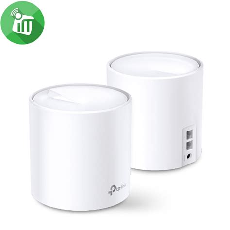 TP Link AX1800 Home Mesh Wi Fi 6 System 2 Pack Deco X20