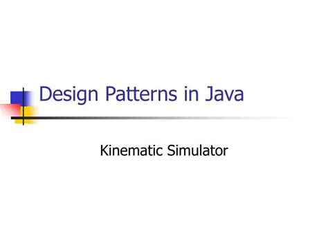 ppt design patterns in java powerpoint presentation free download