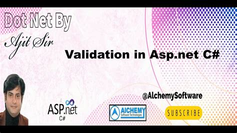 Validation In Asp Net C YouTube