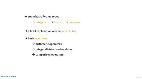 03 001 Introduction Python Basics Youtube