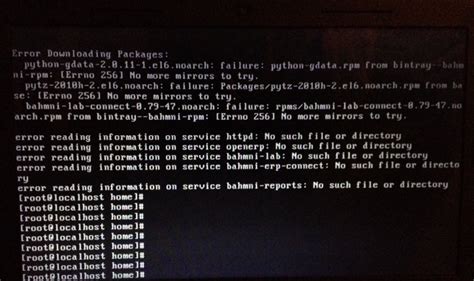 unable to install bahmni on fresh centos minimal 6 6 bahmni openmrs