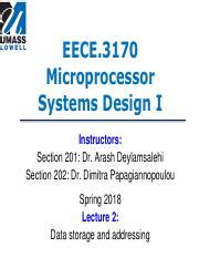 Understanding Data Storage and Addressing in Microprocessors | Course Hero