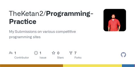 GitHub TheKetan2 Programming Practice My Submissions On Various Competitive Programming Sites