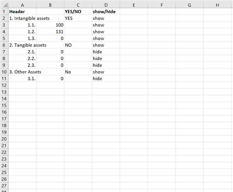 Excel How To Hide Rows On The Basis Of Dropdown Menu Stack Overflow