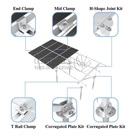 Galvanized Steel Pole Mounting Pv Module Pile Ramming Structure