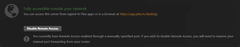 remote access not working r plex