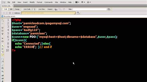 php and mysql pdo connection 2 mohamed saad youtube