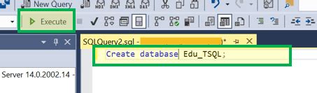 SQL Server Database Create Alter Drop Database In SQL