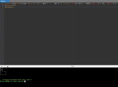 Vẽ hình chữ nhật rỗng trên python Nhập n m thuộc 3 10 Xuất ra màn hình hình chử nhật rỗng ruột