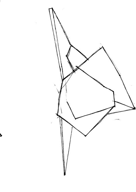 Crystal Line Chart Diagram