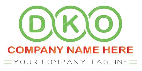 Premium Vector Dko Letter Logo Design