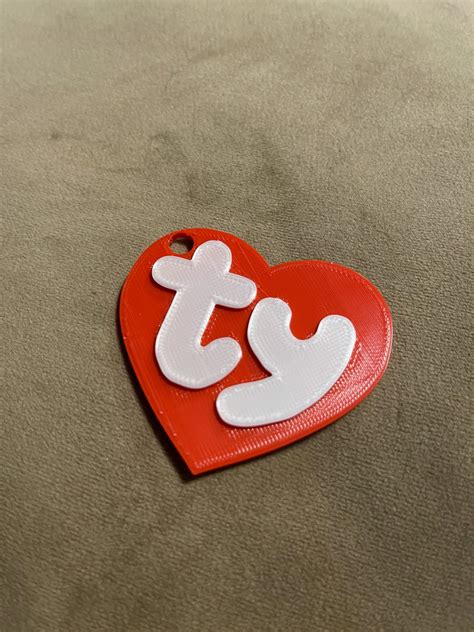 Free Stl File Ty Keychain・3d Printing Idea To Download・cults