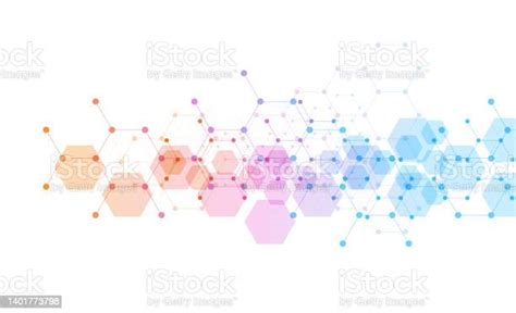 육각 패턴 배경 유전 연구 분자 구조 화학 공학 혁신 기술의 개념 설계 의료 과학 및 의학 배경에 사용 Dna에 대한 스톡 벡터 아트 및 기타 이미지 Istock