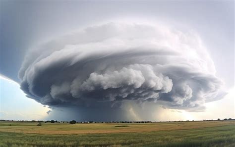 premium photo the majestic presence of a gust front cloud formation