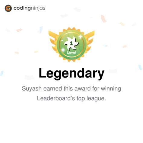 Suyash Deshmukh On Linkedin Codingninjas Achievements