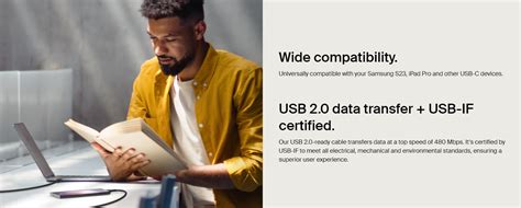 Belkin BOOST CHARGE USB C To USB A Cable USB C Fast Charging Sync Cable Durable Cord For