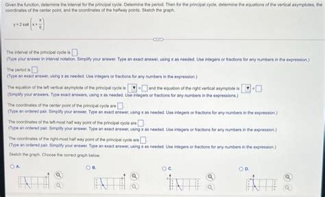 Solved Given The Function Determine The Interval For The