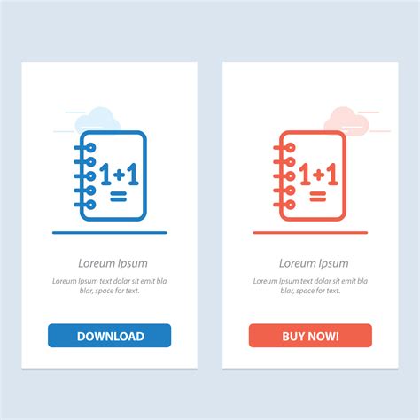Education Notebook Notepad 11 Blue And Red Download And Buy Now Web