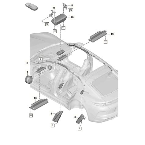 Porsche 911 992 Driver Airbag Grey Leather 992 880 201 R Trw