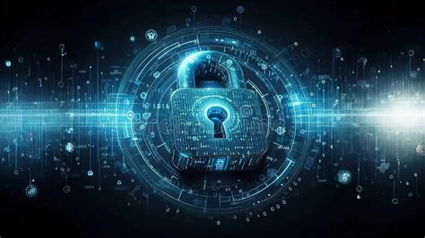 Digital Lock With Binary Code Stock Illustration Illustration Of Online Software 301128910