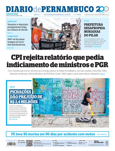Confira As Manchetes Dos Principais Jornais Do Brasil Desta Quarta