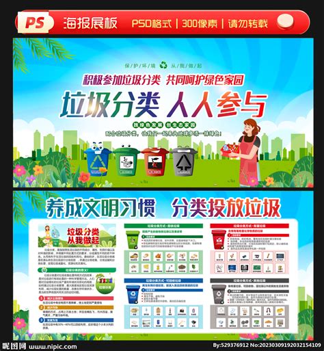 垃圾分类海报 设计图 广告设计 广告设计 设计图库 昵图网