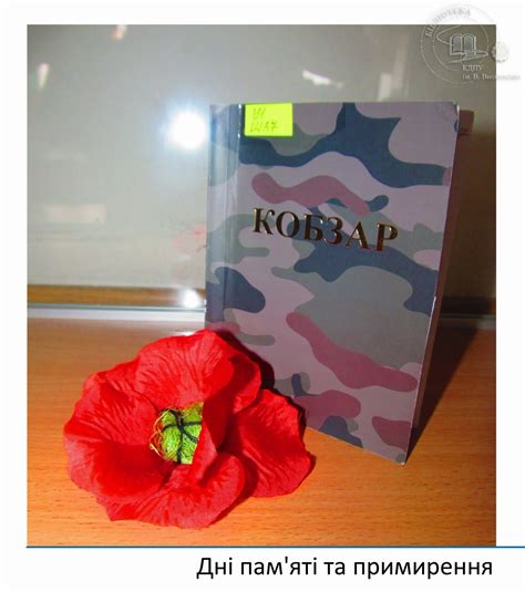 Бібліотека КДПУ ім В Винниченка Книжкові виставки до ДНЯ ПАМЯТІ ТА ПРИМИРЕННЯ ТА 70 Ї