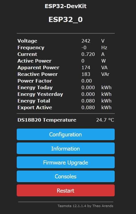 How To Ddsu666 H Esp32 Rs485 Ttl Module · Arendst Tasmota · Discussion 16715 · Github