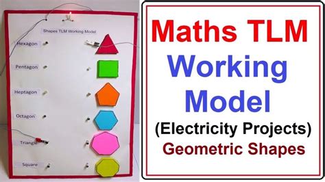 How To Make Geometric Shapes Maths Tlm Working Model For Bed