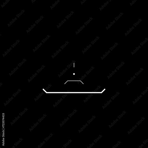 Cyberpunk Target Hud Aim Tech Digital Sight Virtual Interface Hud