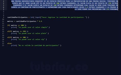Sentencia If Else Python Prueba De Examen Masivo Tutorias Co