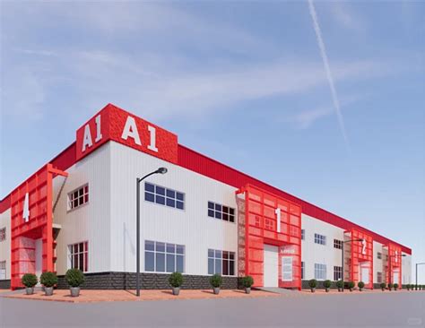 钢结构厂房车间外立面改造效果图设计 小红书 花瓣网