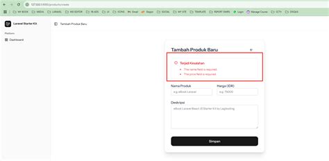 Tutorial Laravel 12 Inertia React Js Dan Tailwind Css 9 Membuat Halaman Create Lagikoding