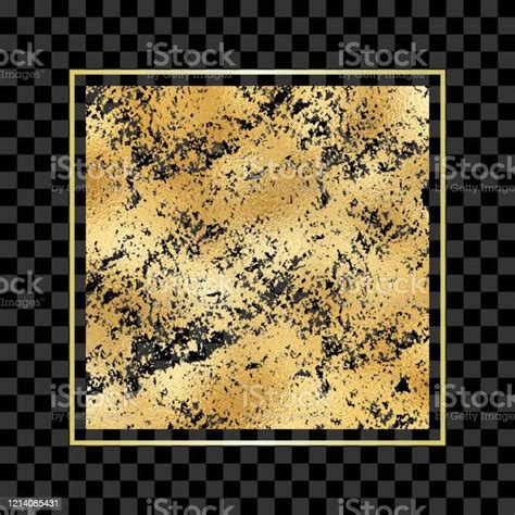 골드 호 일 그런 지 텍스처 프레임 배경입니다 추상 벡터 패턴입니다 카드 파티 초대장 포장 표면 디자인에 대한 금속 황금 질감 프레임에 대한 스톡 벡터 아트 및 기타 이미지