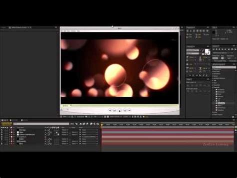 SLEEK Motion Background TUTORIAL Create And ANIMATE Bokeh In AFTER EFFECTS Motion