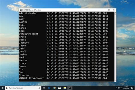 How To Find A User S Security Identifier SID In Windows