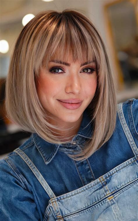 24 Asymmetrical Bob With Bangs That Are Stylishly Edgy