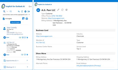 Aipowered Outlook Integration For Sugarcrm Sugarcrm Module