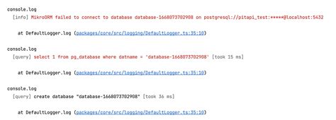 Ensuredatabase Fails On Certain Conditions Issue Mikro Orm Mikro Orm Github