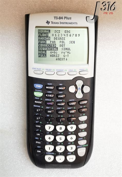 16247 Texas Instruments Graphing Calculator With Charging Cable Ti 84