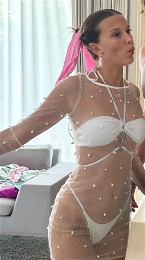 Millie Bobby Brown Swimsuitbikini Collection Rbritishcelebritybabes