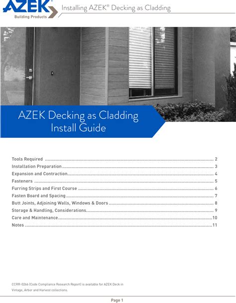 Timbertech Azek Decking As Cladding Installation Guide Eng 1 Fence And Deck Supply Timbertech Azek Decking As Cladding Installation Guide Eng 1 Fence And Deck Supply