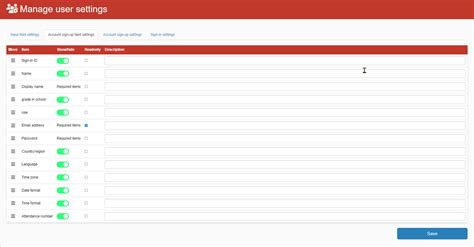 Registration Field SettingsHow To Use LearningBOX