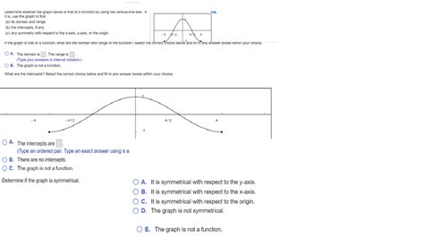 Solved Determine Whether The Graph Below Is That Or A